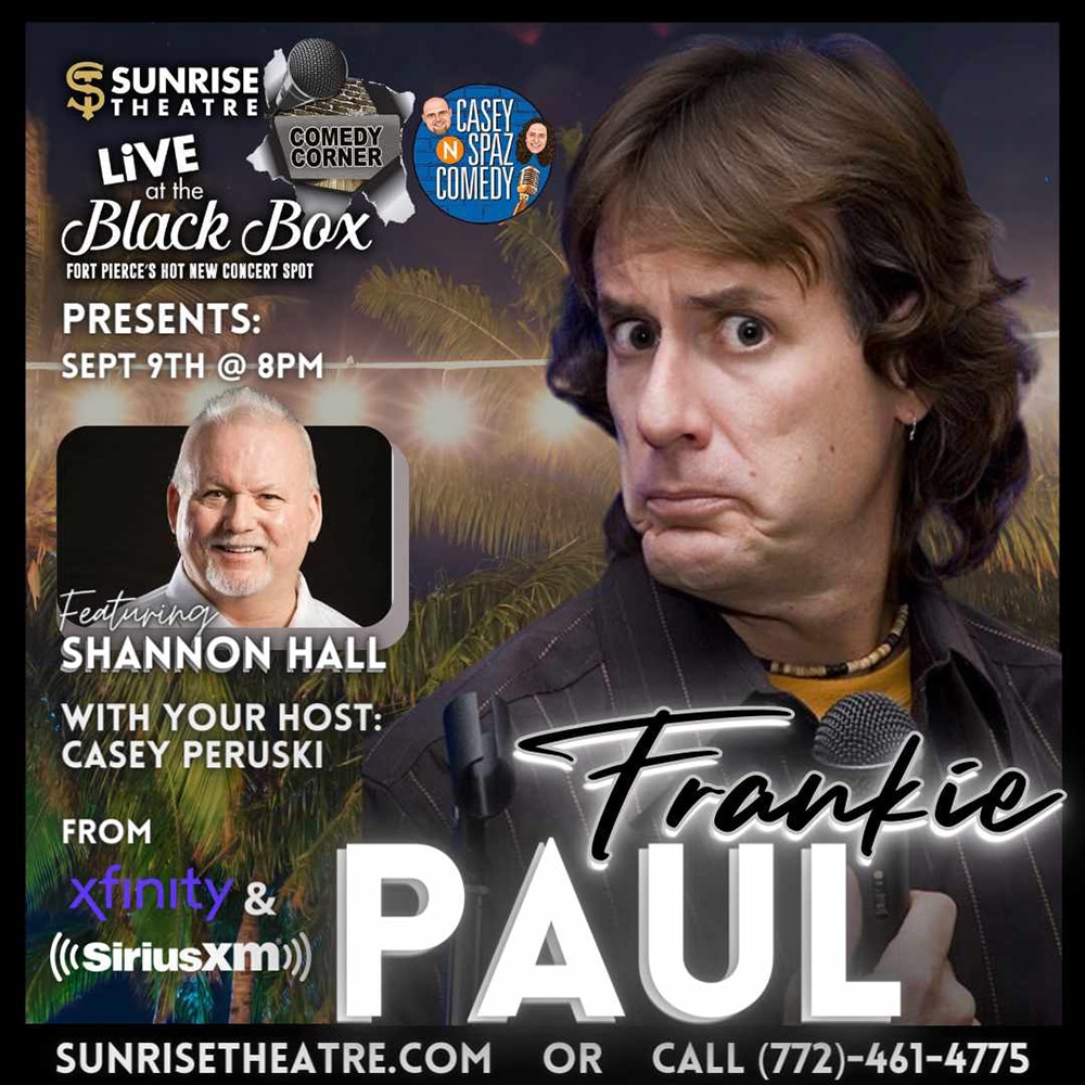 COMEDY CORNER – FRANKIE PAUL